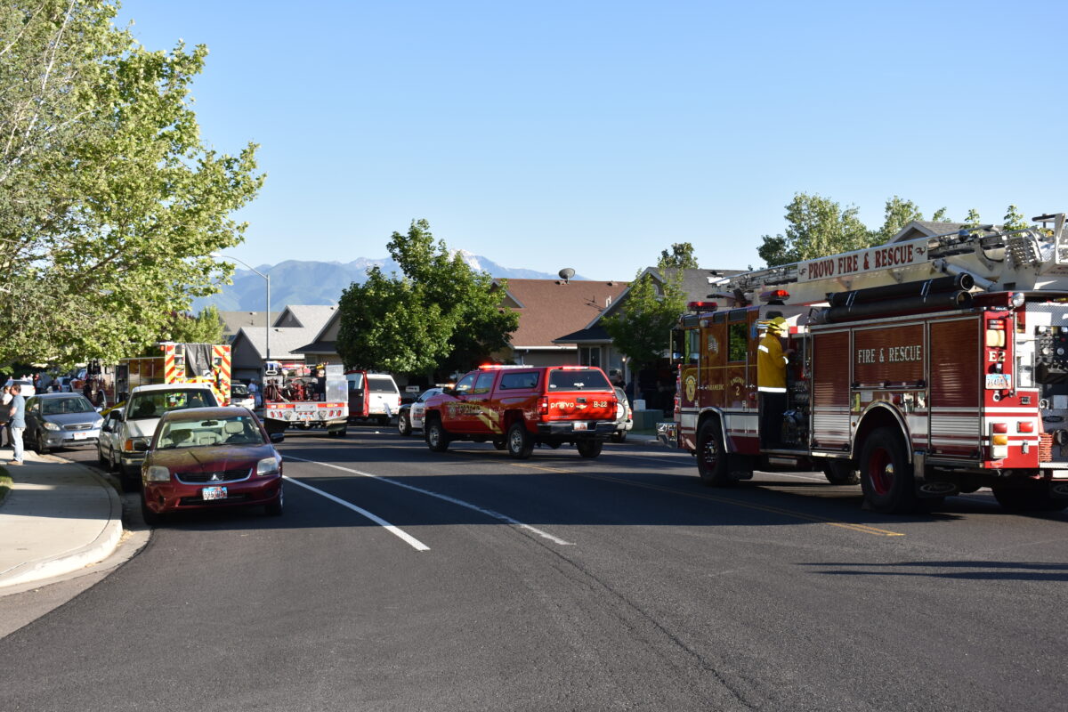 Provo Fire Department saves four homes | News, Sports, Jobs - Daily Herald